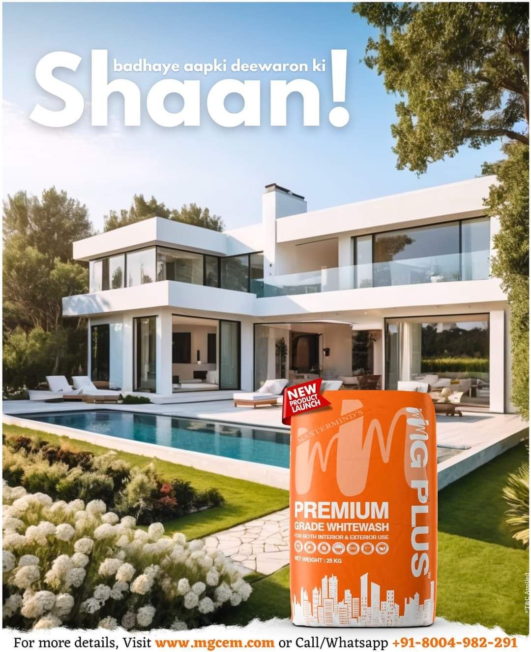 Enhancing the Splendor of Your Walls with MG PLUS Premium Powder-Based ...